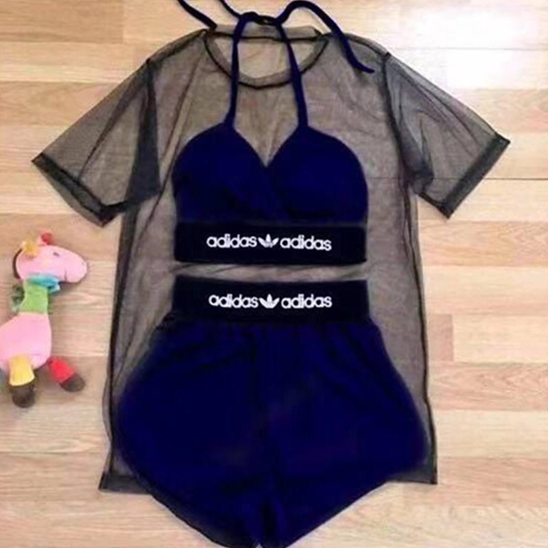 bangkok 3n1 sexy summer wear swimsuit (sitro top+bra+short) | Shopee ...