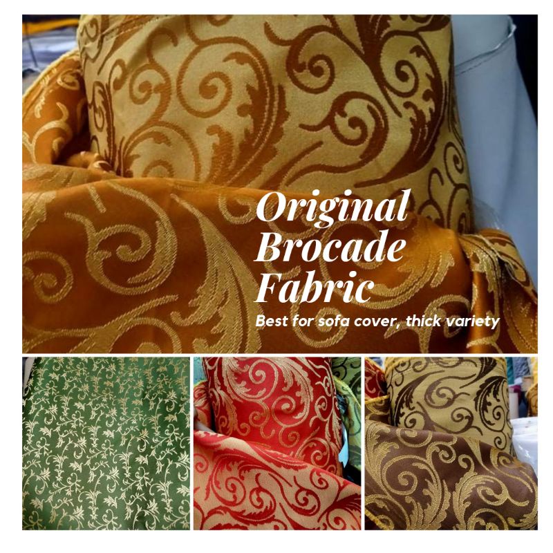 Brocade Fabric. Thick variety best for sofa covers. Sold per yard. 60 ...