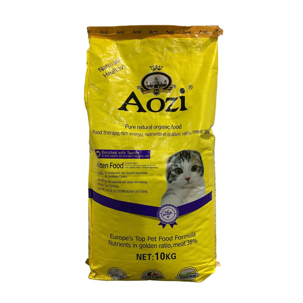 Aozi Cat Kitten Dry Cat Food 1kg Repack Salmon Shopee Philippines