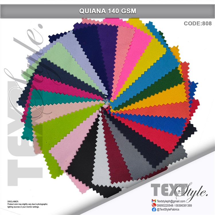 TextStyle Quiana Fabric 165cm width 140gsm (Per Kilo) | Shopee Philippines