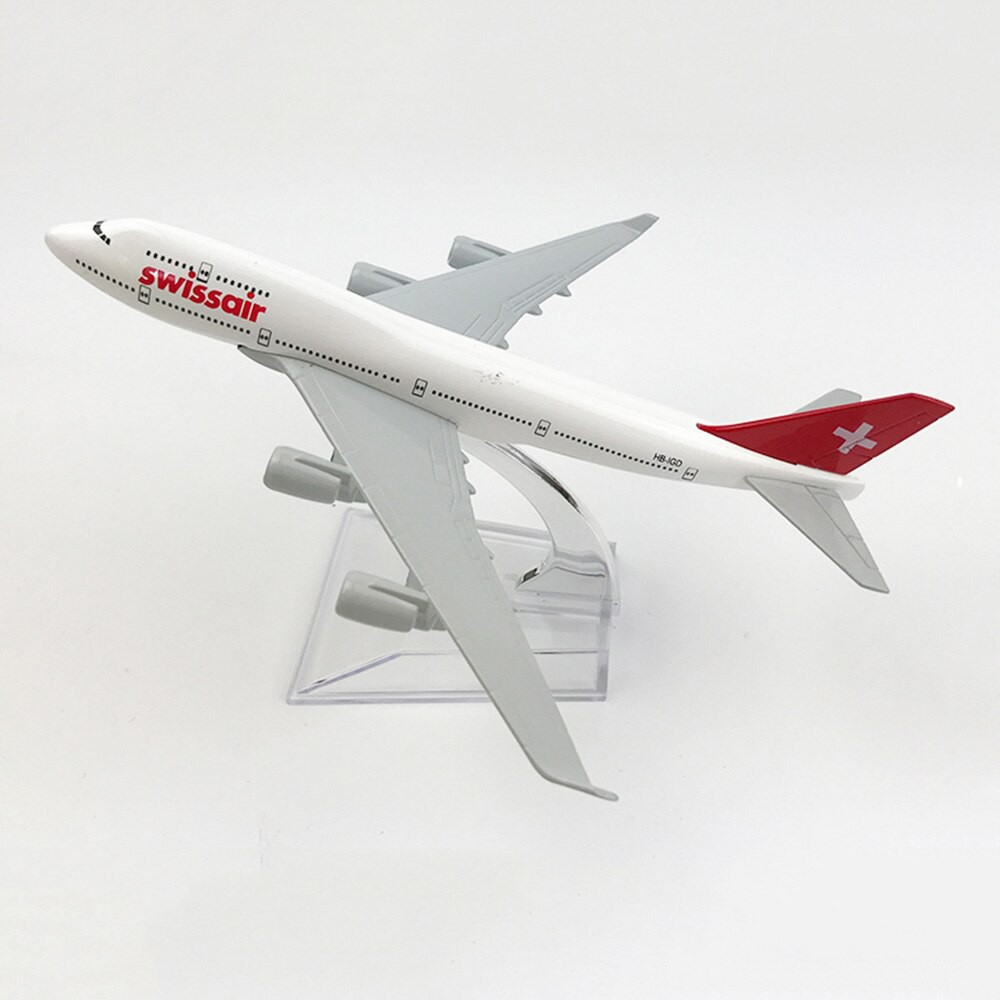 SWISSAIR Boeing 747-400 Plane Model (16 cm)-Birthday Gift New Year ...