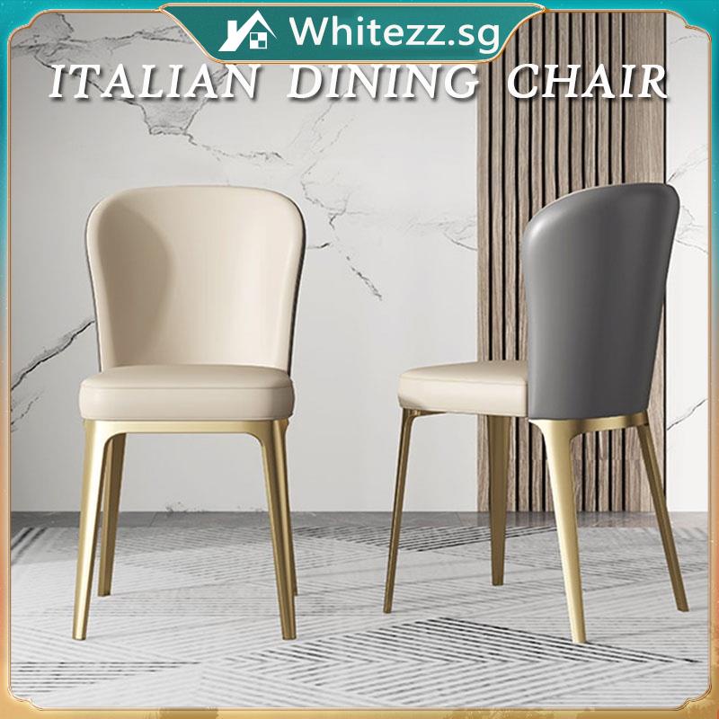 【New product】Zz Italian Light Luxury Dining Chair Nordic Dining Chair ...