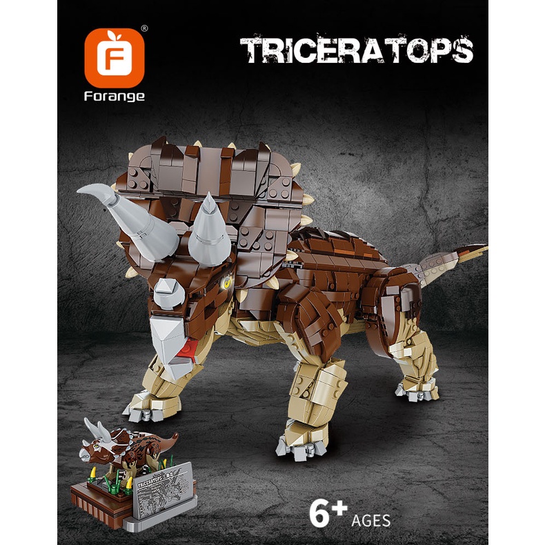 Big Building Blocks Bricks Jurassic World Dinosaur Toys Kids Panlos ...