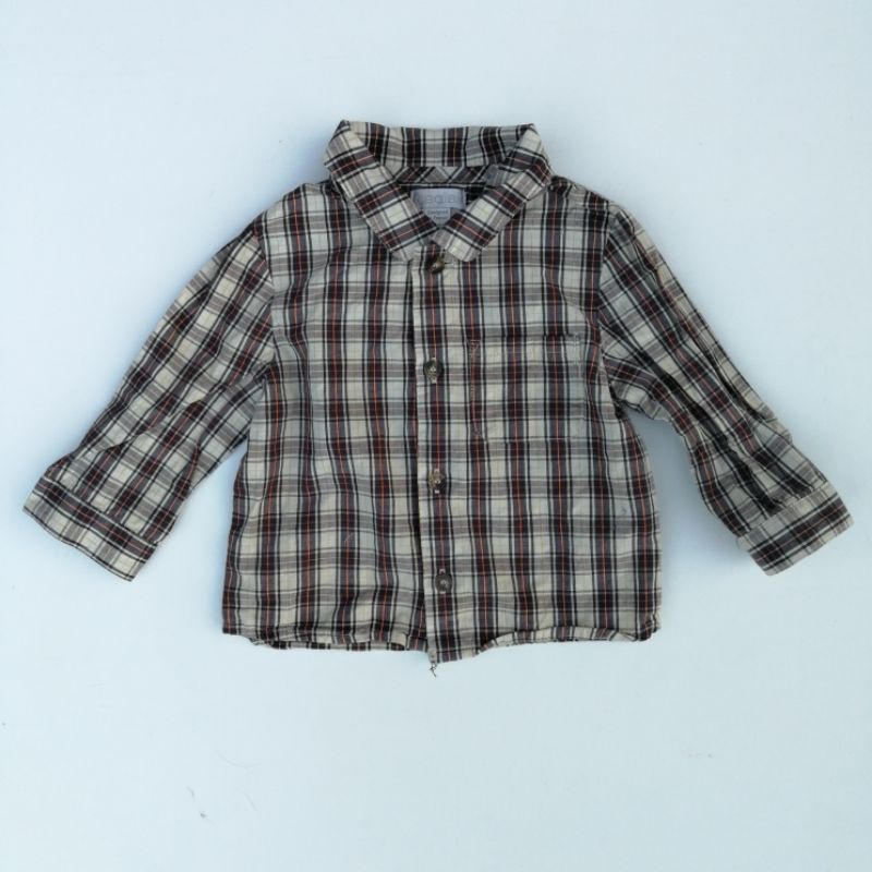 obaibi baby boy cotton shirt(6m) | Shopee Philippines