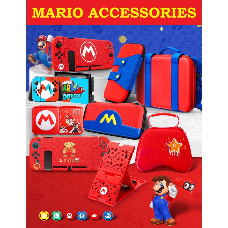 Nintendo Switch Animal Mario Accessories Pouch Bag Card Case Dock Case ...