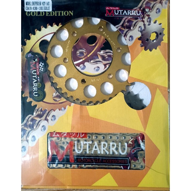 Mutarru Chain set for sniper 150/155 | Shopee Philippines