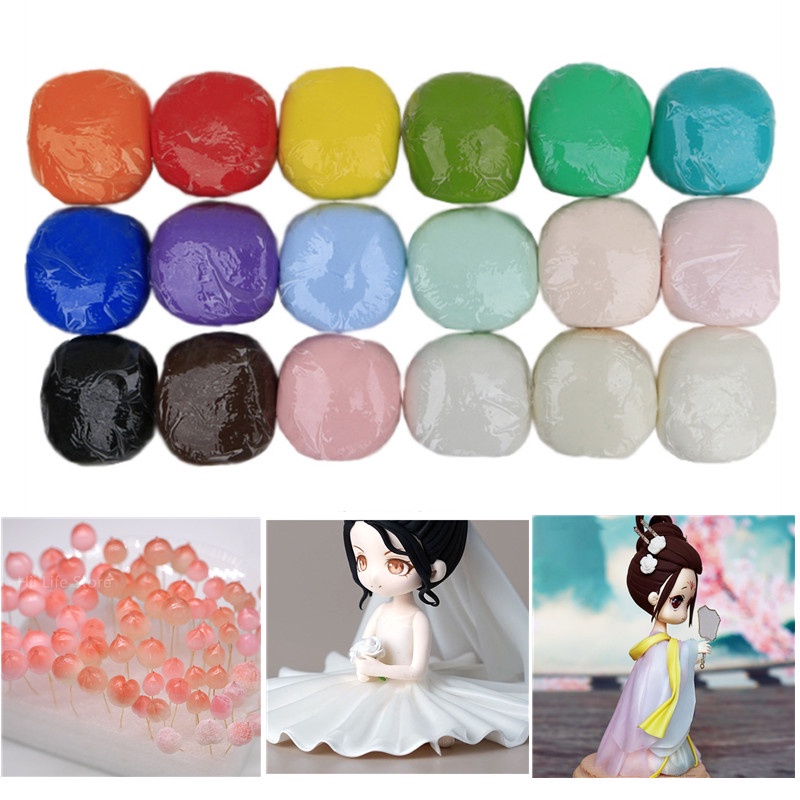 500g Professional Crystal Resin Soft Clay No-Bake Polymer Art Mud DIY ...