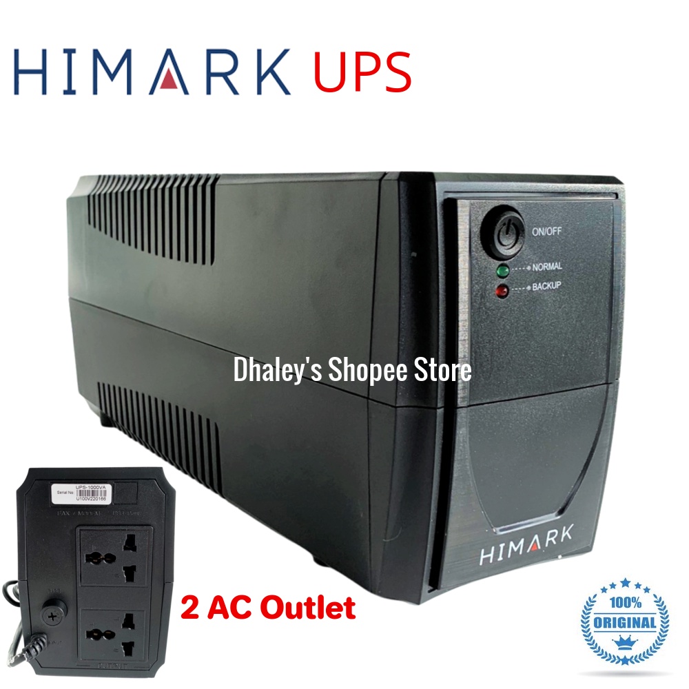 Heavy Duty Himark UPS 650VA 360watts / 1000VA 500watts UPS for PC Uninterrupted Power Supply ...
