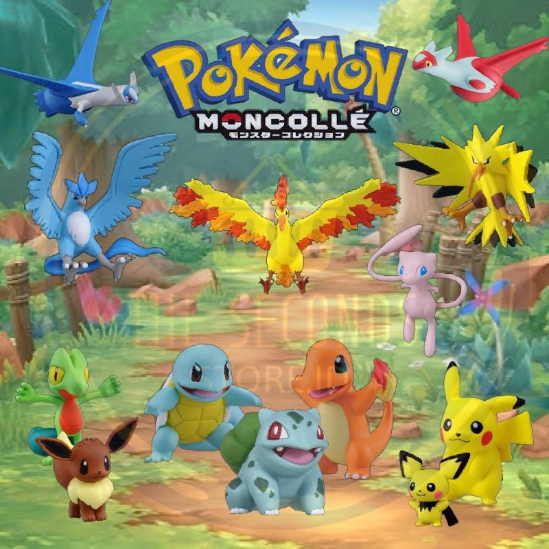 Pokemon Moncolle EX & Moncolle Friends - Original Takara Tomy Hologram ...