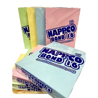 Colored Bond Papers Nappco | 500 sheets per Ream, Long & Short Sub16 ...