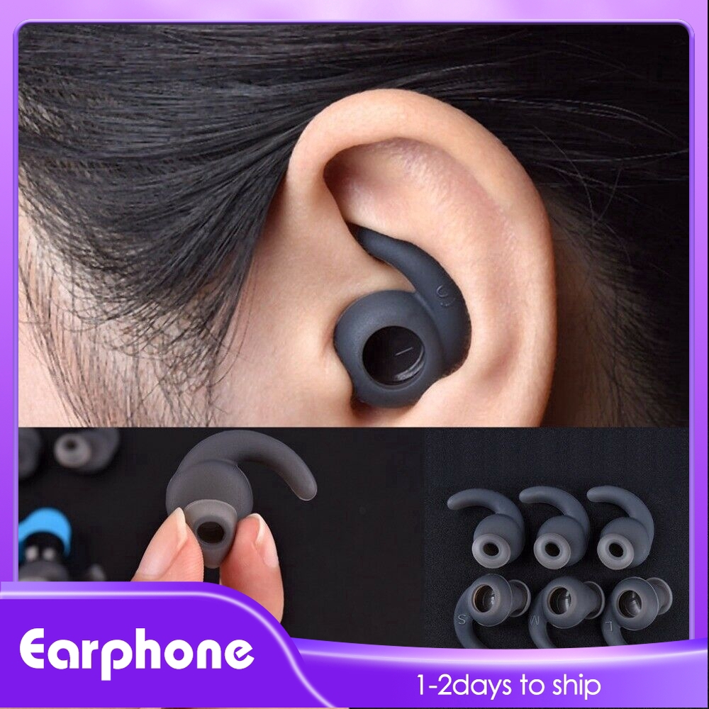 3Pairs Rubber Silicone Earpiece In-ear Earphone Ear tips Earbuds ...