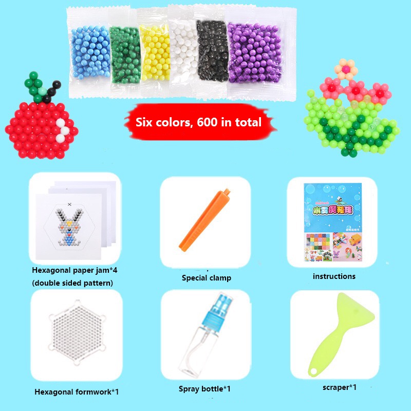Children's water mist magic BEADS HANDMADE water sticky beads for boys ...