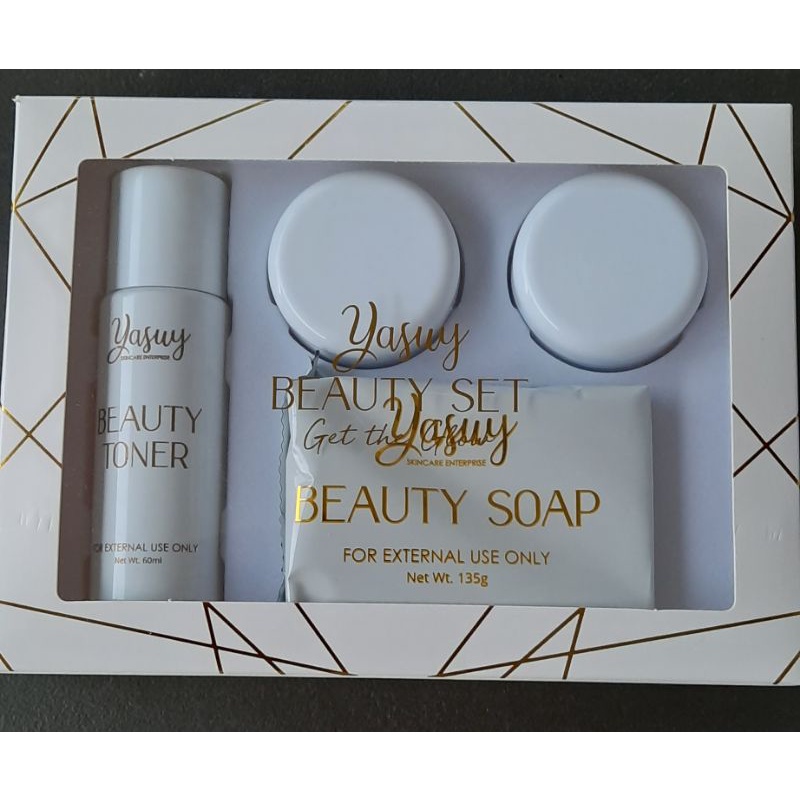 ORIGINAL‼ YASUY BEAUTY SET REJUV & SUNSCREEN 50G | Shopee Philippines