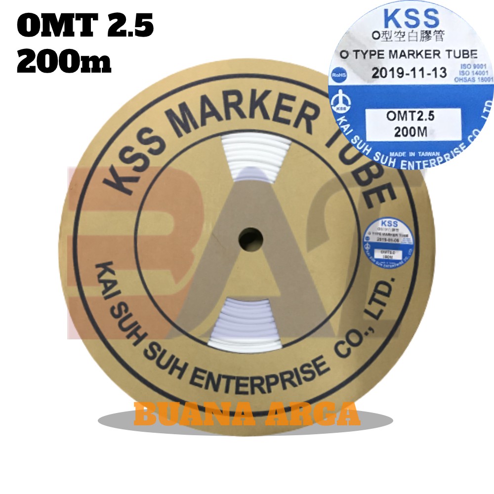 Marker tube ORIGINAL KSS OMT 2.5 | Marking Tube Wire 0.75mm | Shopee ...