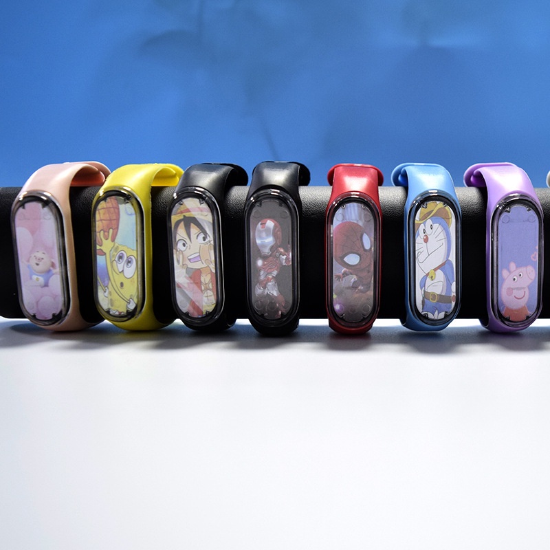 New Spider-Man Iron Man Monkey D. Luffy Watches Children Watch Student ...