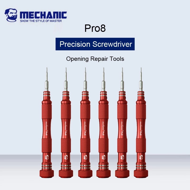 MECHANIC PRO8(MAX8) Non-Slip Screwdriver 2.5 1.2 1.5 Phillips T2 Hex 0. ...