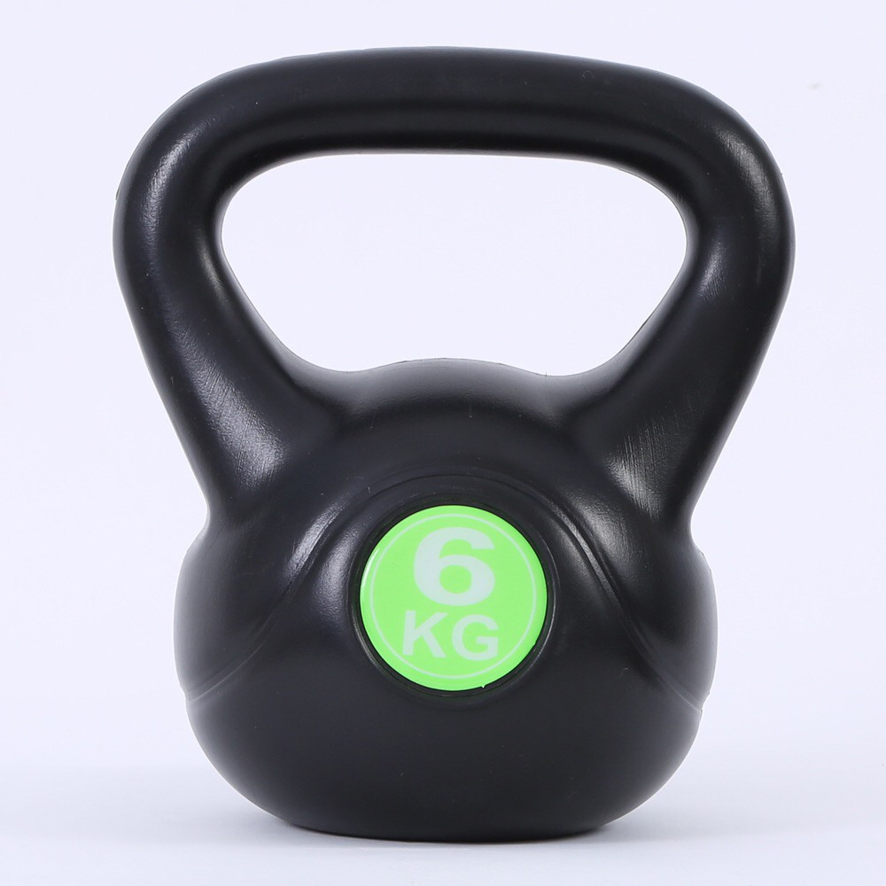 6Kg PVC Plastic Kettlebell Fitness Kettlebell Gym Home Equipment Yoga ...