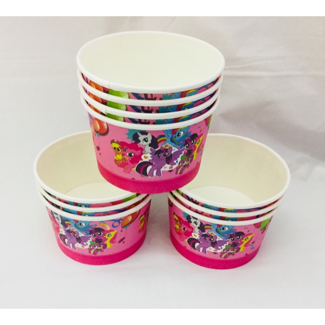 Fries Cup My Little Pony ₱50/10pcs ht. 5.3x8.5cm | Shopee Philippines