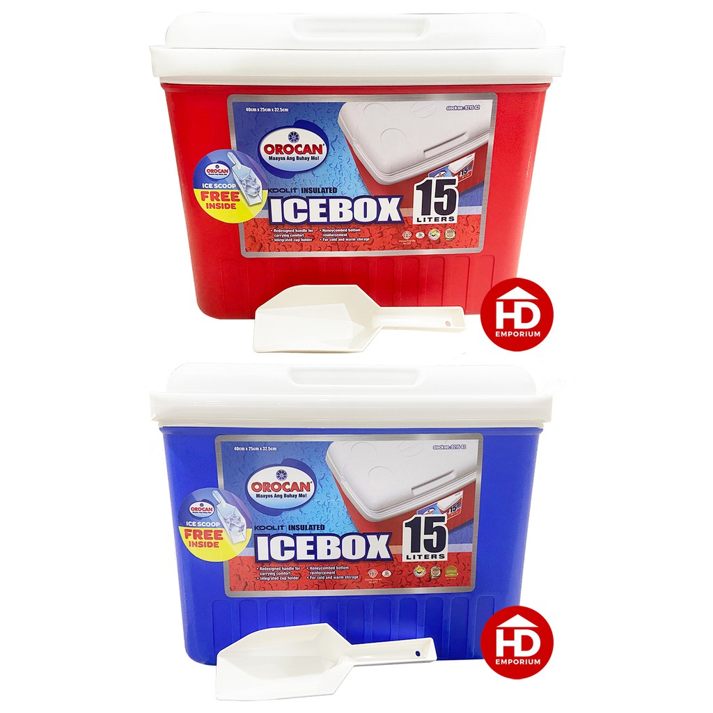 Orocan Koolit Ice Box 15L with free ice scoop | Shopee Philippines