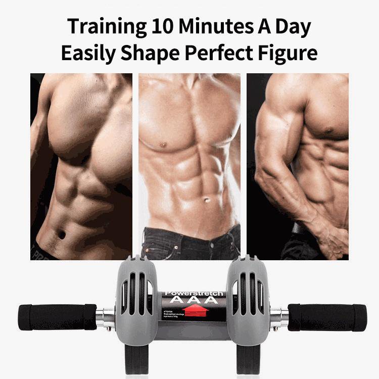Fashion men auto return Ab Roller fintness equipment | Shopee Philippines