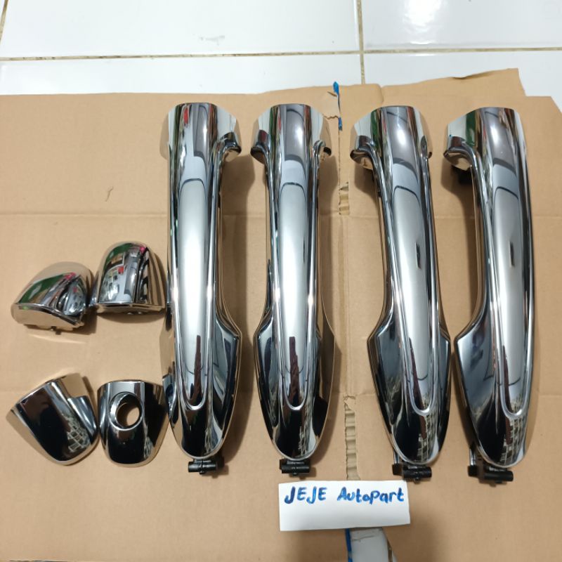Outer Door handle set crome Color innova inova reborn fortuner hilux ...