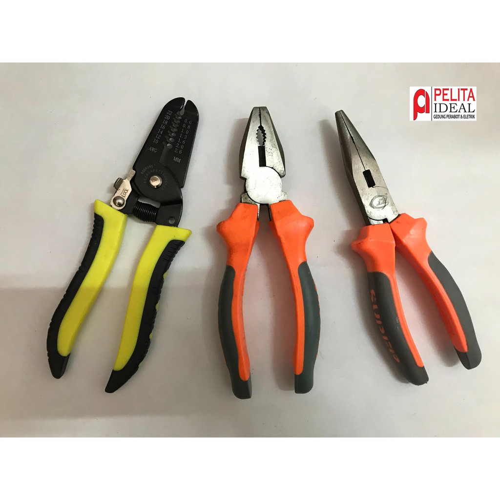 6" FINE STRIPPING PLIER / COMBINATION PLIER / LONG NOSE PLIER | Shopee ...