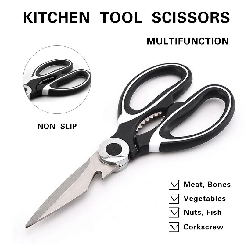 MULTI-PURPOSE KITCHEN SCISSORS | COOKING SCISSORS | BONE CUT - HEAVY ...