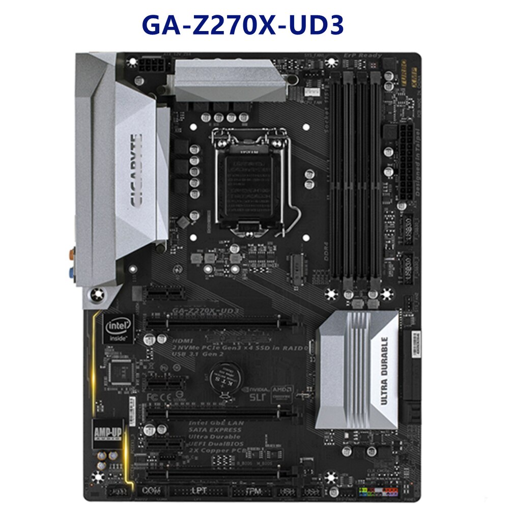 Used for gigabyte GA-Z270X-UD3 Z270X-UD3 Motherboard LGA 1151 Z270 Used ...