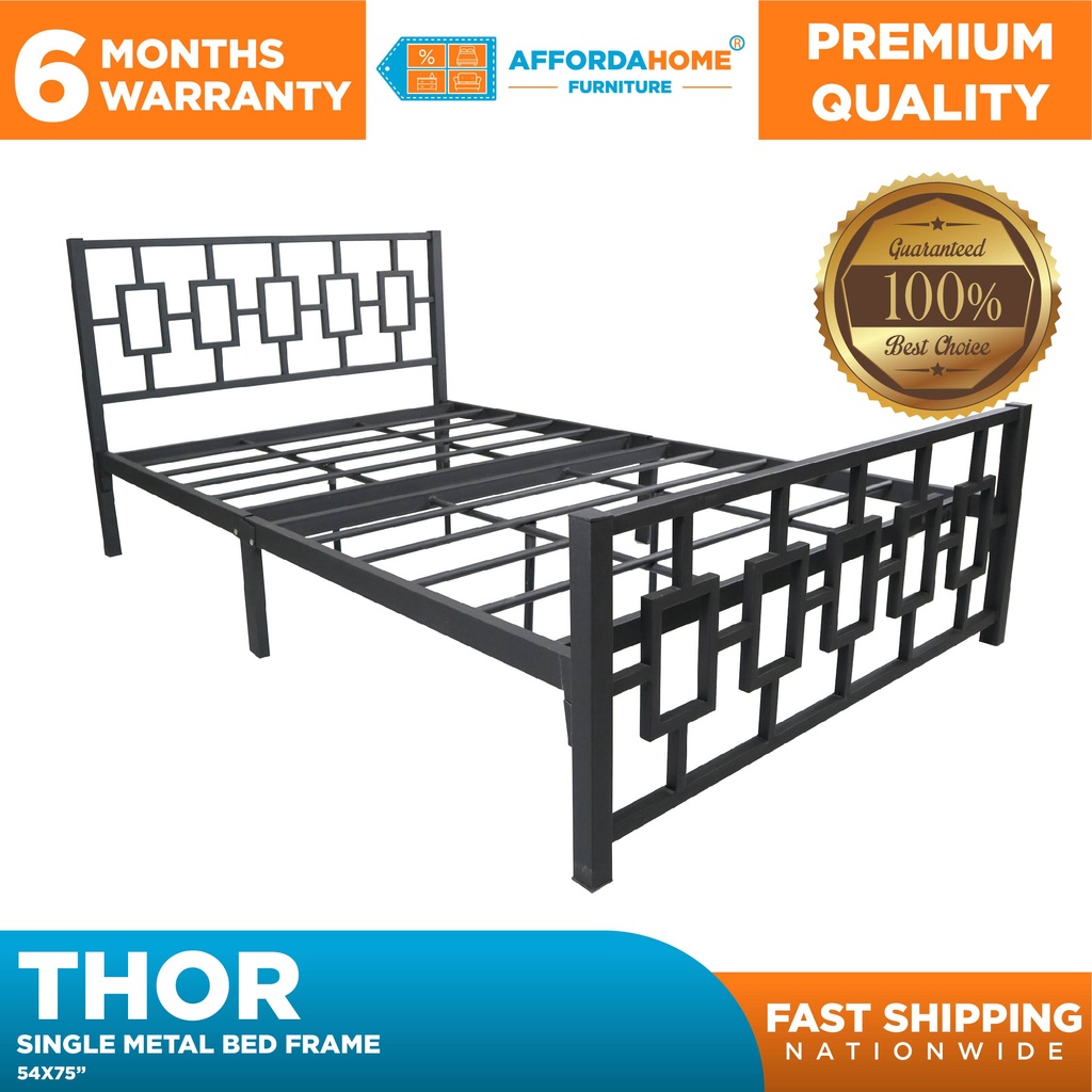 Affordahome Furniture Thor Metal Bed Frame | Shopee Philippines