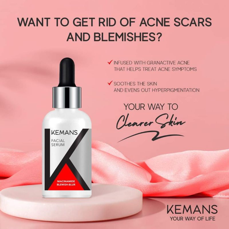 KEMANS Niacinamide Blemish Blur Serum 30ml | Shopee Philippines