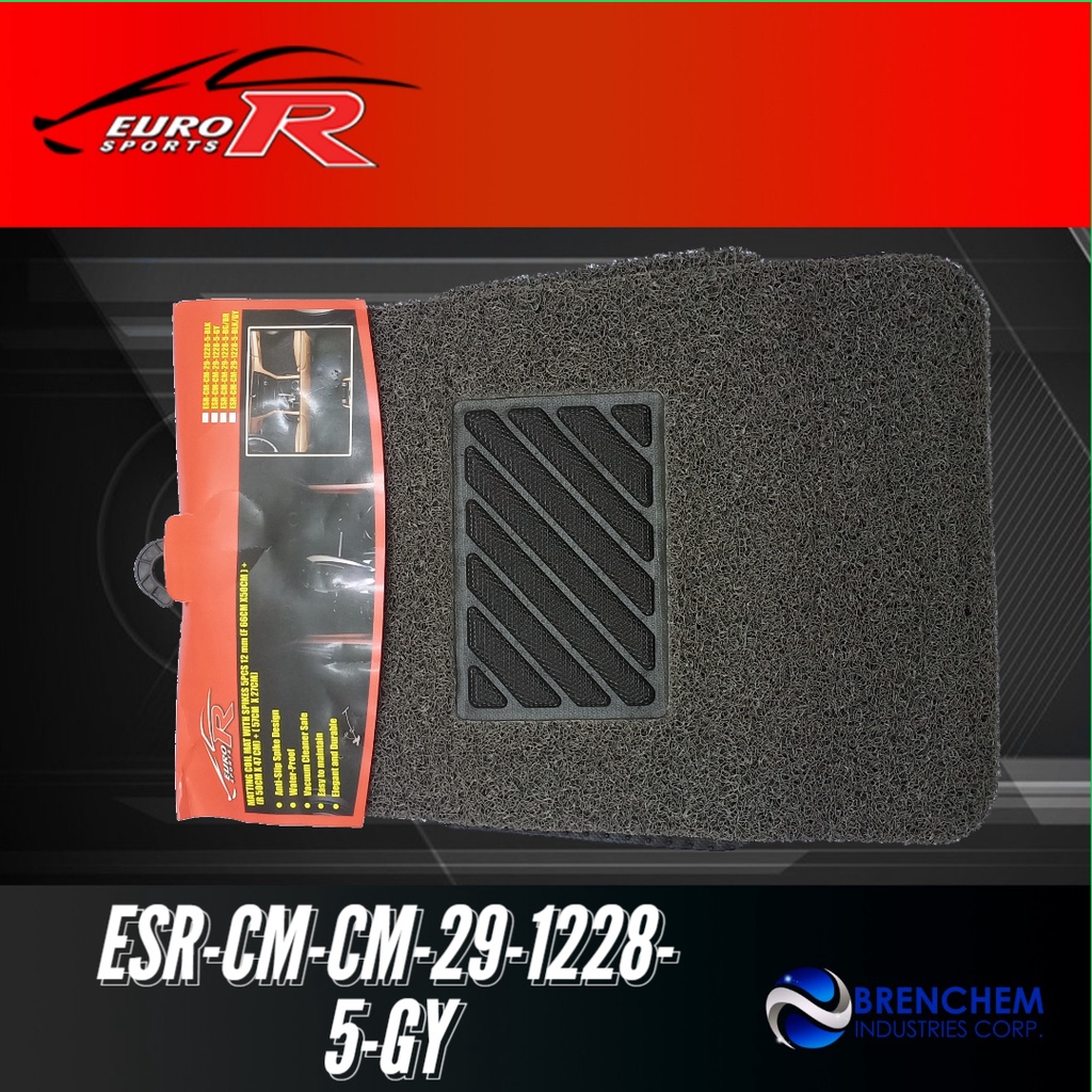 Euro sports R Universal Car Mat Coil Matting With Spikes 5-pc/3-pc ...