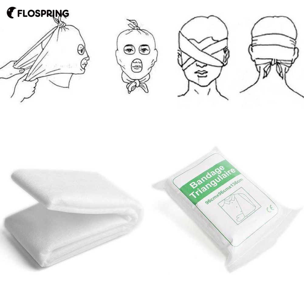 Drsing Triangular Bandage Wrap Wound Useful Care First Aid Kit | Shopee ...