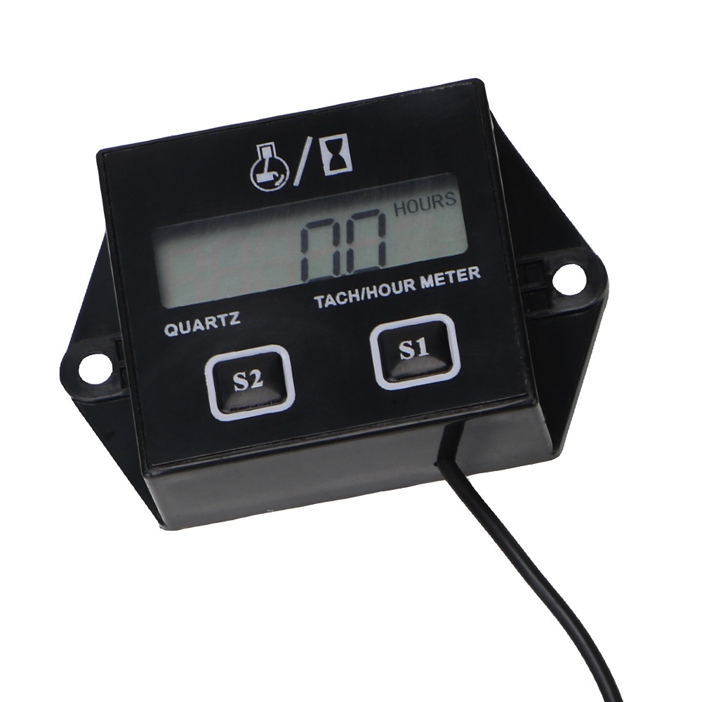 Tach Hour Meter Digital Tachometer Digital Engine Tachometer Gauge ...