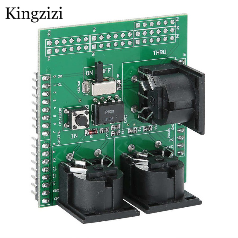 MIDI shield board MIDI adapter board for Digital R3 AVI PIC interface ... MIDI shield board MIDI adapter board for Digital R3 AVI PIC interface ...