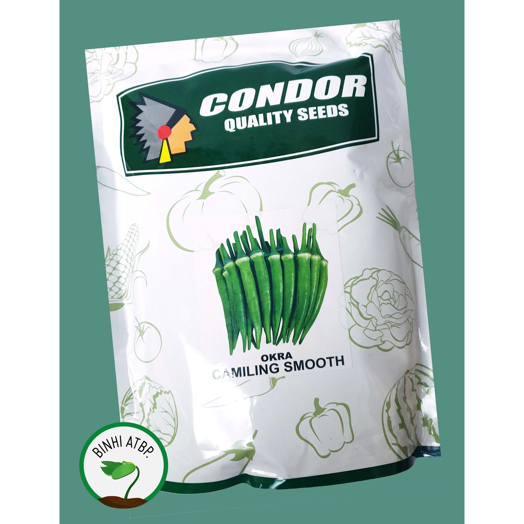 Condor Okra Camiling Smooth Green Seeds (1 Kg Pack) | Shopee Philippines