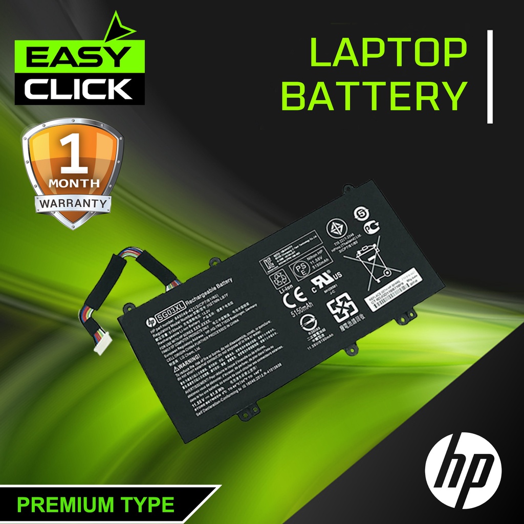 SG03XL HP Laptop Battery Compatible with HP Envy M7-U009DX, Envy M7-U109DX | Shopee Philippines