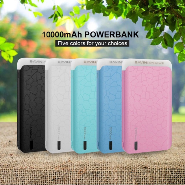 BAVIN 10000mAh Small Size Powerbank w/ Powerful Flashlight | Shopee ...