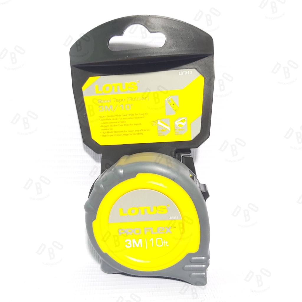 Lotus Steel Measuring Tape 3M/10Ft LST313 (PRO FLEX) | Shopee Philippines