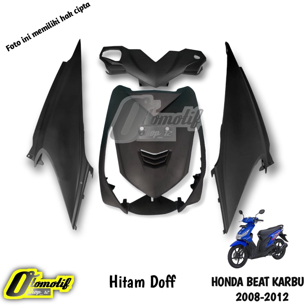 HITAM Package Cover Body beat Carburetor honda beat lama old kvy Black ...