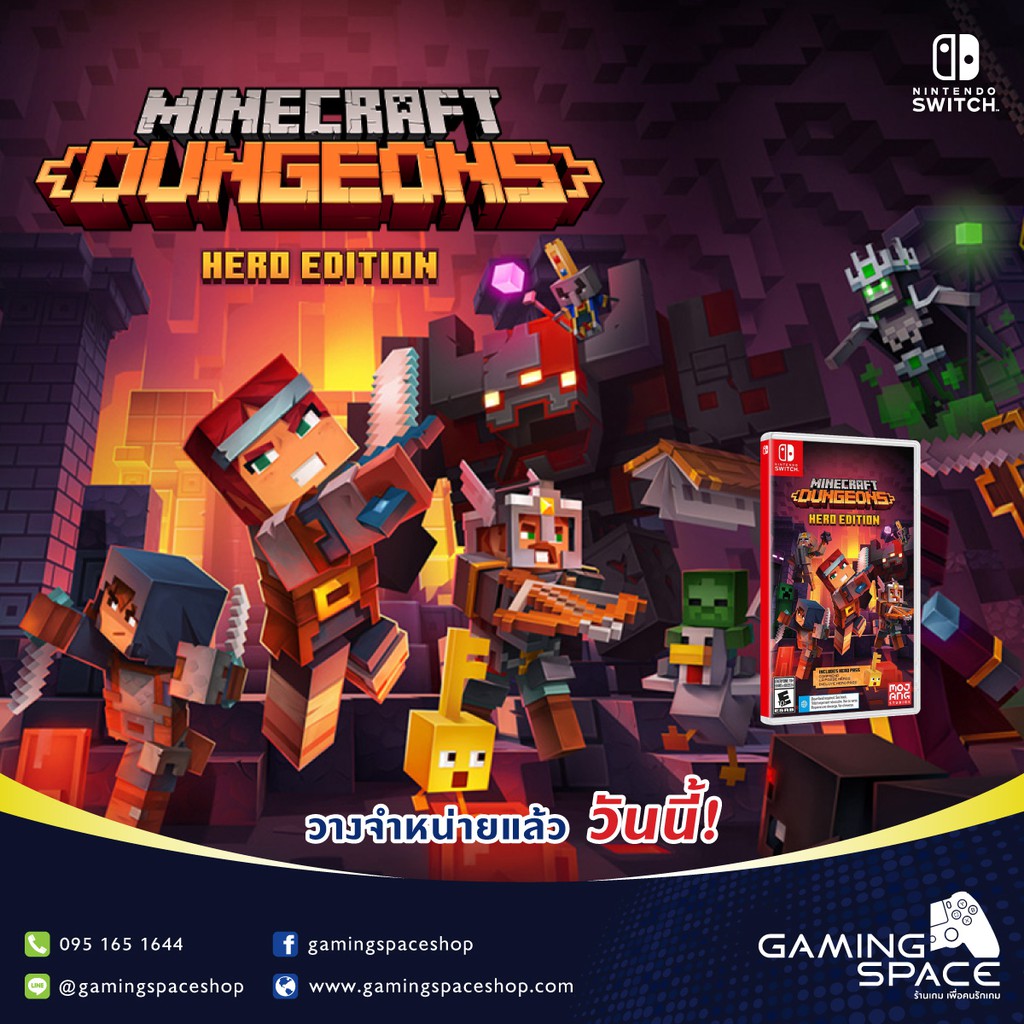 Nintendo Switch : Minecraft Dungeons Hero Edition (us) | Shopee Philippines