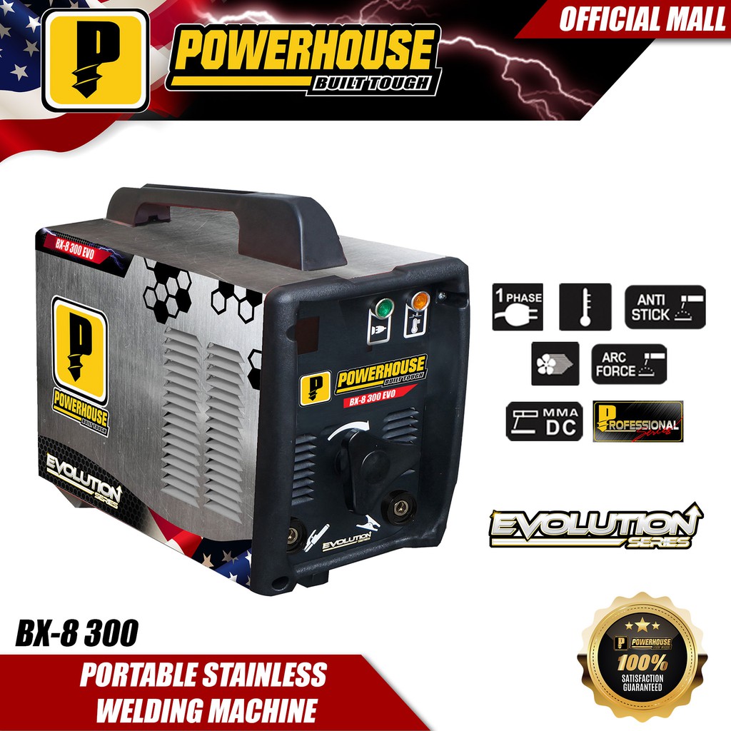 Powerhouse 300A BX-8300 Evolution AC Arc Stainless Body Welding Machine ...