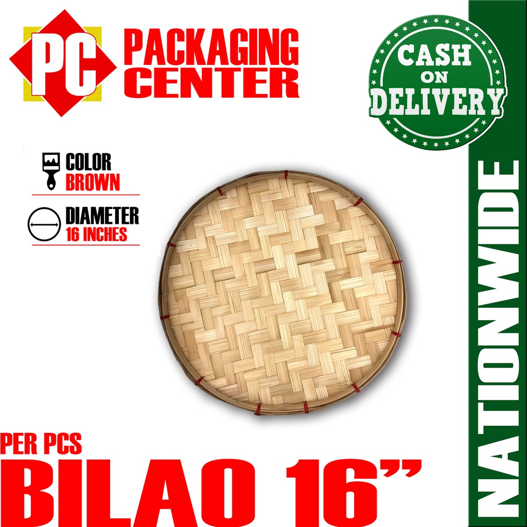Bilao 16 Hand Craft Pinoy per pcs COD Nationwide! | Shopee Philippines