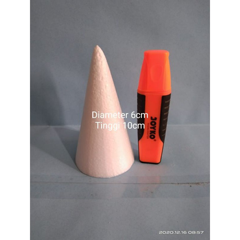 Diameter 6cm Height 10cm Cork Cone Styrofoam Cone | Shopee Philippines
