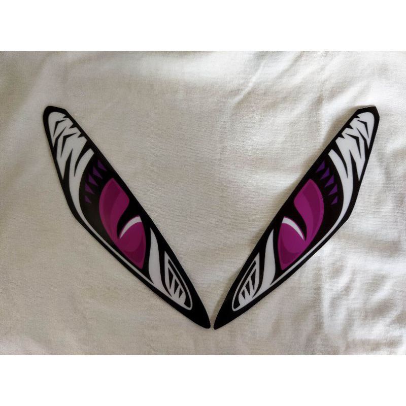 Yamaha Mio i 125 ( M3 ) Tiger Winker Eye Sticker Transparent | Shopee ...