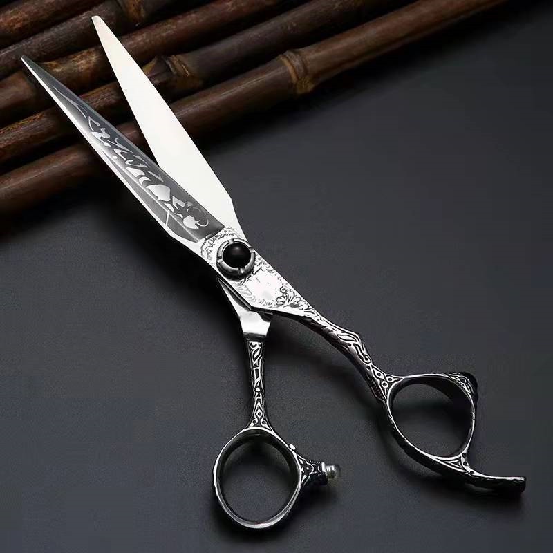 Tungsten Steel Hair Scissor 7 Inch Comprehensive Scissor Barber ...