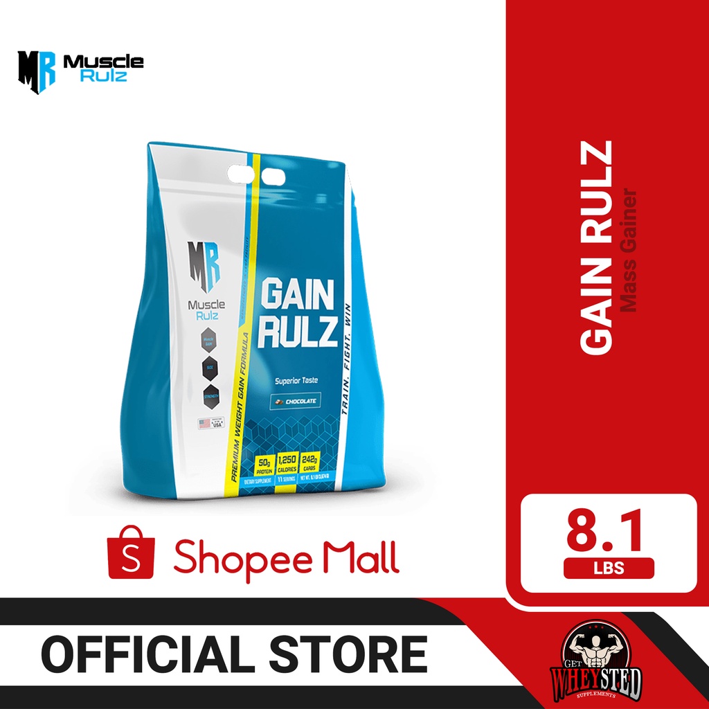 MUSCLE RULZ GAIN RULZ 8.1LBS | Shopee Philippines