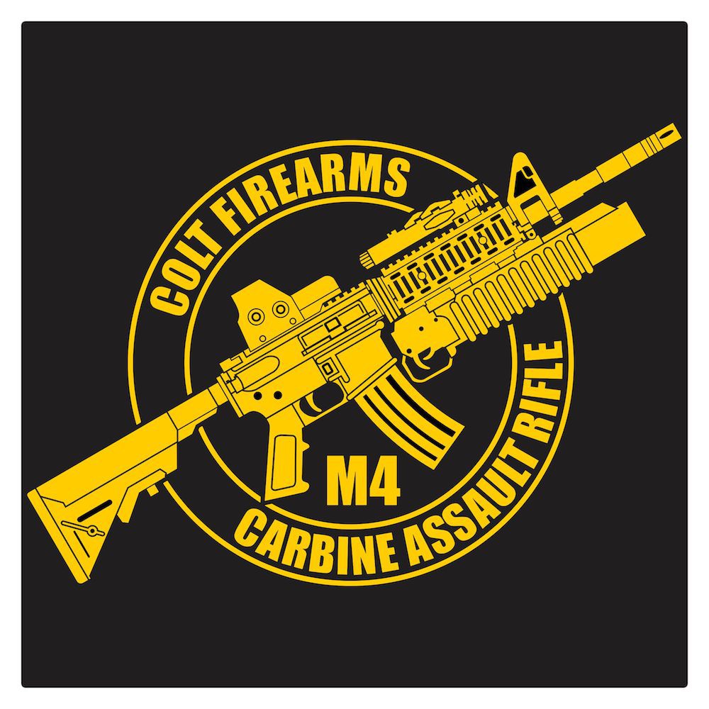 Colt M4 Carbine series 2 Cutting Stickers | Shopee Philippines