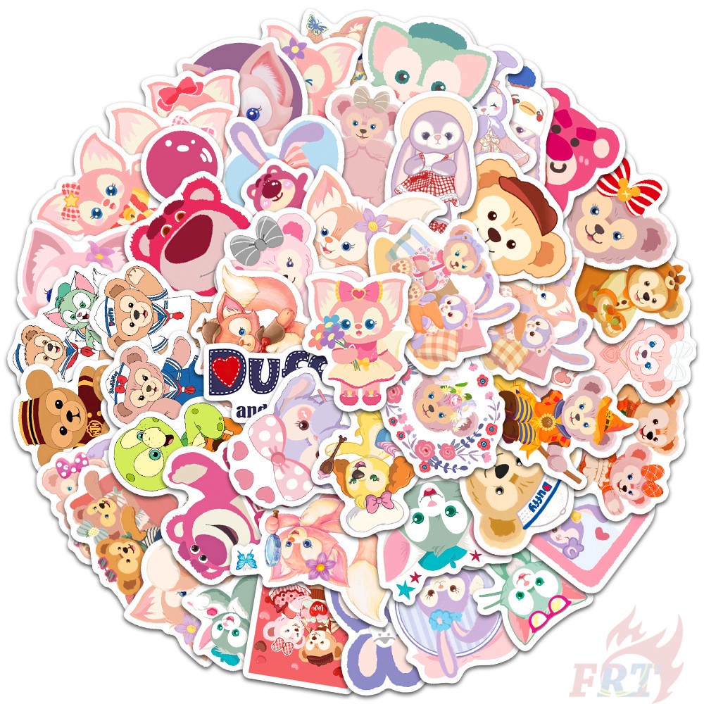 50Pcs/Set Duffy Lotso LinaBell Series 01 Mini Stickers DIY Fashion ...