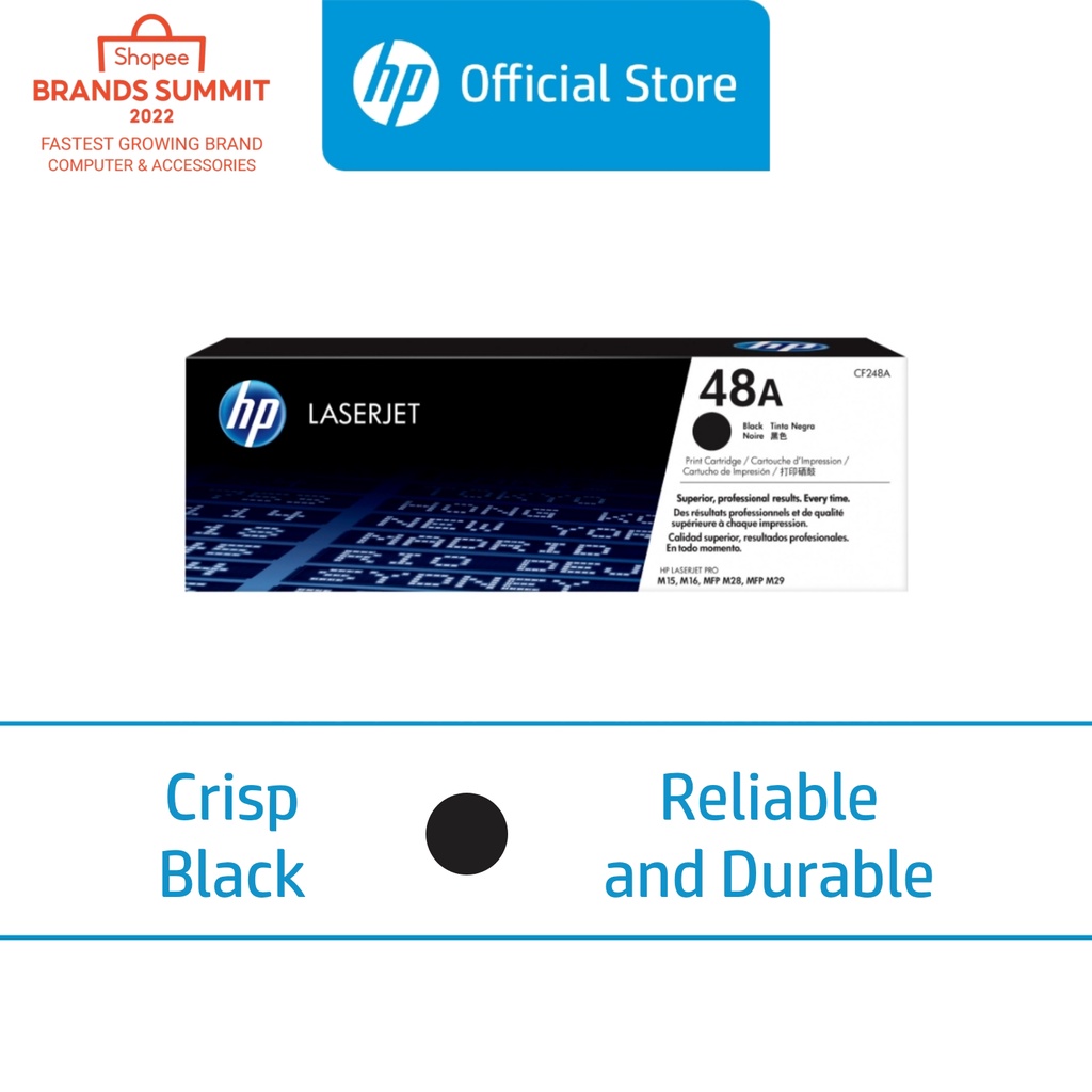 HP Original 48A Black LaserJet Toner Cartridge / LaserJet Pro MFP M15 ...
