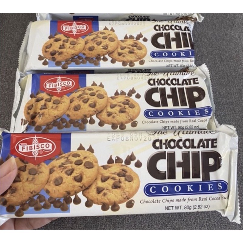 [Bundle of 3]Fibisco Chocolate Chip 80g | Shopee Philippines